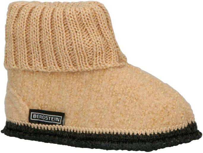 Bergstein Pantoffels Cozy Glam Goudkleurig - Vindjeschoen.nl